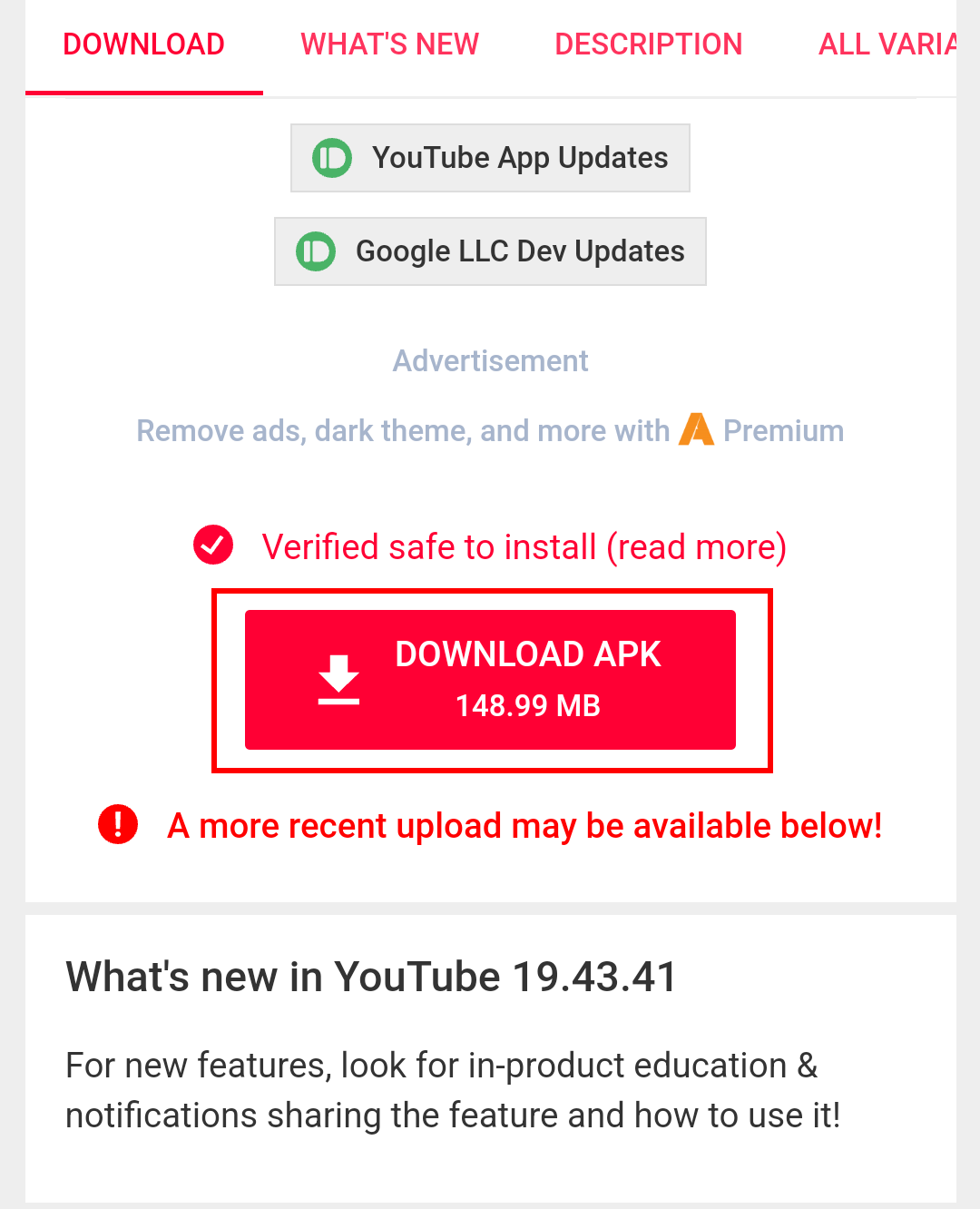 How to Install "YouTube ReVanced," the App That Completely Blocks ...